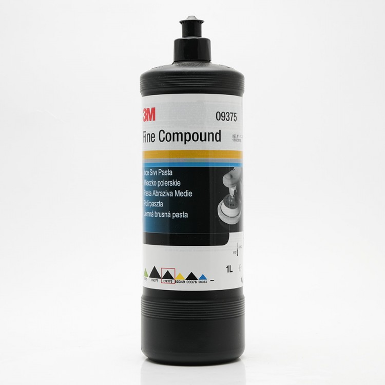 3М 09375 полировальная паста (черный колпачок) 1 л
